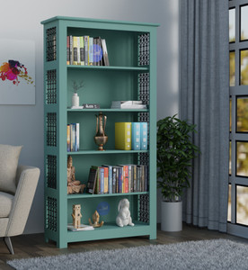 GF Furniture GF Furniture Solid Wood 4 Tier Open Book Shelf With ...