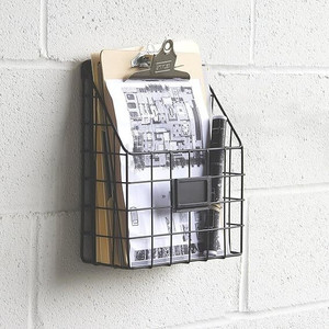 Indian Decor Rustic Country Style Wire Wall Mount Hanging File Folder ...
