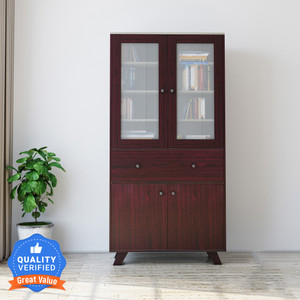 CARLTON LONDON Echelon Engineered Wood Close Book Shelf Price in India ...