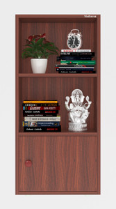 Madhuran Engineered Wood Bookshelf with Door Storage Cabinet Almirah ...