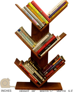 Barish Solid Wood Open Book Shelf Price in India - Buy Barish Solid ...