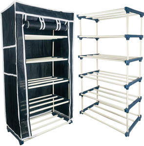 TURBOMAX Multipurpose shoe rack/Wardrobe Heavy Material PVC Plastic ...