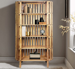 Corsica Designs MangoWood Sylvan Bookshelf|Semi-enclosed|5 Tiers ...
