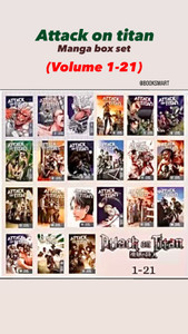 Attack On Titan Manga Box Set (Volume 1-21): Buy Attack On Titan Manga ...