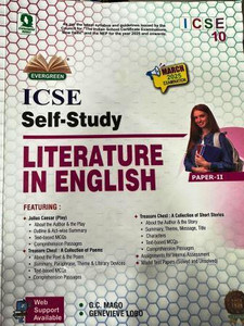Evergreen ICSE Self-Study Literature in ENGLISH Paper 2 Class 10 For ...