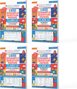 Oswaal Cbse Sample Question Papers Class 10 English, Science, Social ...