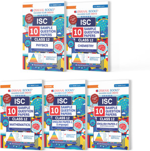 Oswaal ISC 10 Sample Question Papers Class 12 (Set of 5 Books) Physics ...