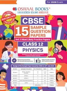 Cbse 15 Sample Question Papers Class-12 Physics: Buy Cbse 15 Sample ...