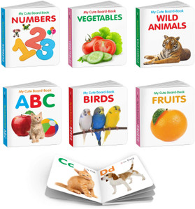 My First Board Book All in One Learning Book for Children - Pocket Boo ...