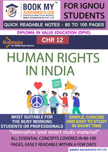 IGNOU CHR 12 Human Rights in India Quick Readable Notes | Important ...