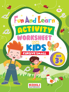 Fun And Learn Activity WORKBOOK For Kids Cursive Small Letter: Buy Fun ...