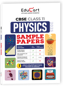 Educart CBSE Physics Class 11 Sample Paper 2024-25 (new 50% competency ...