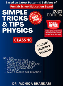 Punjab School Education Board Simple Tricks &Tips Physics Class 10: Buy ...