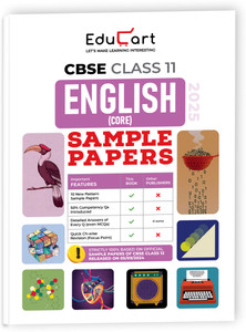 Educart CBSE English Core Class 11 Sample Paper 2024-25 (new 50% ...