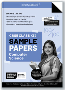 Gurukul By Oswal Computer Science Sample Papers for CBSE Class 12 Board ...