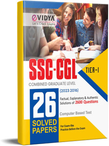 eVidya 25 Solved Papers for SSC CGL Combined Graduate Level Tier 1 ...