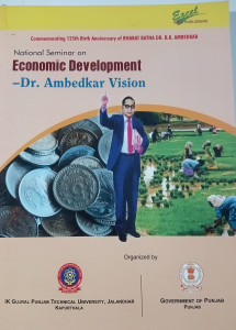 National Seminar on Economic Development Dr Ambedkar Vision: Buy ...