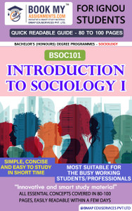 IGNOU BSOC 101 Introduction to Sociology I Maximize Learning, Minimize ...