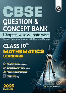 (Old Edition) PW CBSE Question and Concept Bank (QCB) Class 10 Math (S ...