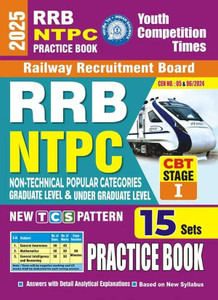 Rrb Ntpc Stage-I (English Medium) 15 Sets Practice Book 2025: Buy Rrb ...