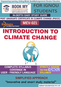 IGNOU MEV-021 Introduction to Climate Change Study Guide (In Depth ...