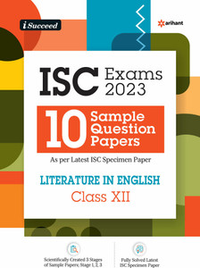 I Succeed 10 Sample Question Papers ISC Literature In English Class ...
