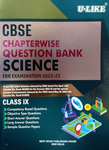 U Like Class 9 Science CBSE Chapterwise Question Bank For Examination ...
