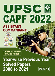UPSC CAPF 2022 Assistant Commandant (Paper 1) Year wise Previous Year ...