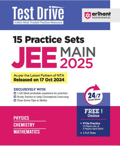 Arihant 15 Practice Sets for JEE Main 2025 | With 1125 Most Probable ...