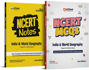 Arihant Ncert Notes and MCQS India & World Geography Book Class 6 to 12 ...