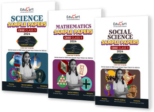 Educart CBSE Class 9 Sample Papers Bundle - Science, Maths & Social ...