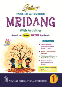 Golden English Workbook Class 1 : Based on NEW NCERT Textbook Mridang ...