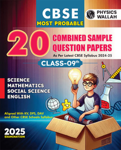 Pw Cbse Class 9 Most Probable 20 Combined Sample Question Papers for ...