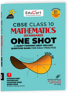 Educart One-shot Mathematics Standard CBSE Class 10 Question Bank 2025 ...