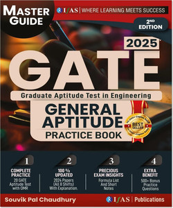GATE General Aptitude 2026 - Master Guide Book | Includes Theory, 500 ...