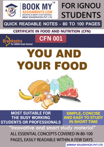 IGNOU CFN 1 You and Your Food Quick Readable Notes | Important Topic ...