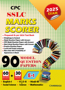 SSLC MARKS SCORER ENGLISH FIRST (E-I) COMBINED (90 MODEL QUESTION ...