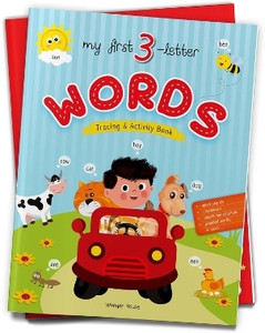 My First 3 Letter Words : Tracing And Activity Book - By Miss & Chief ...