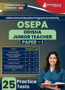 OSEPA : Odisha Junior Teacher Recruitment Exam Book - 2024 (English ...