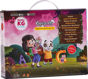 MAGIC PEARLS Digital Pre-School Learning Kit Books With Kannada (Senior ...