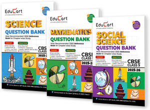 Educart CBSE Question Bank Class 9 2025-26 Bundle - Science ...