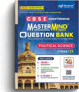 Mastermind CBSE Question Bank Class 12 Political Science Exam 2026 With ...