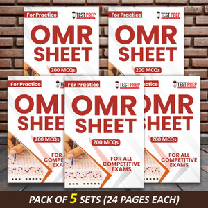 OMR Sheet for Practice | 200 MCQs | OMR Answer Sheet Book for NEET ...