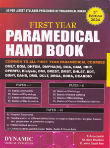 FIRST YEAR PARAMEDICAL HANDBOOK COMMON TO ALL PARAMEDICAL COURSES ...