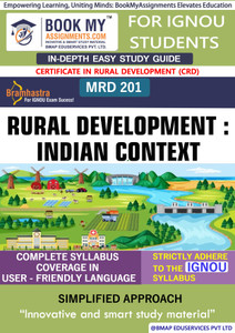 IGNOU MRD 201 Rural Development: Indian Context In Depth Guide For ...