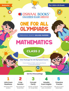 Oswaal One For All Olympiad Class 2 Mathematics | Previous Years Solved ...