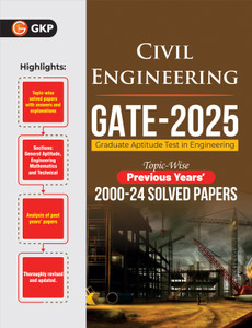 GKP GATE 2025 : Civil Engineering - 25 Years' Topic Wise Previous ...