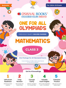 One for All Olympiads Previous Year Solved Papers_class 3_mathematics ...