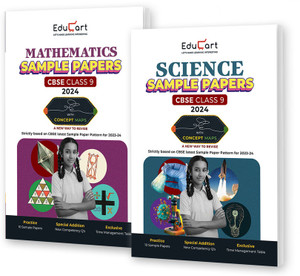 Educart CBSE Class 9 Sample Papers Bundle - Science & Maths 2023-24 ...