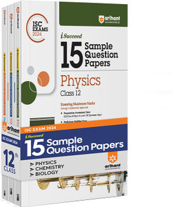 Arihant ISC Sample Paper Physics, Chemistry, Biology Class 12 (Set of 3 ...